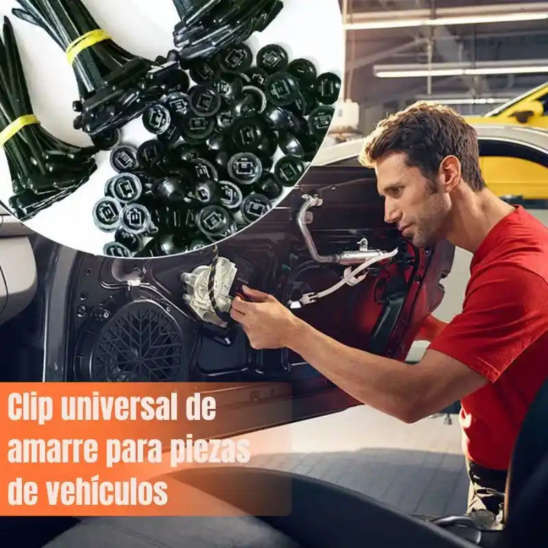 Pack de 100 Clips Universales de Fijación Automotriz de Alta Resistenc ...